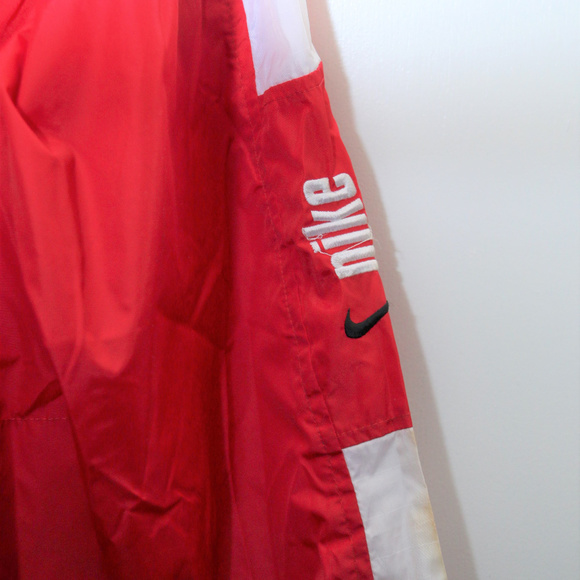 Nike | Jackets & Coats | Rare 9s Vintage Nike Red Windbreaker Jacket ...